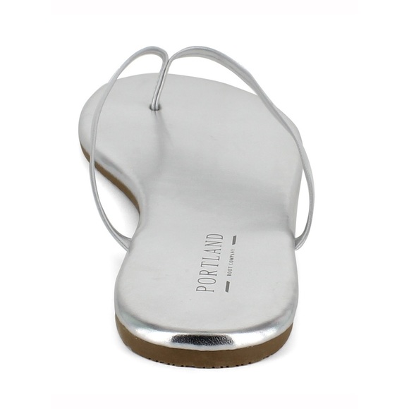 Shoes | New Metallic Silver Flip Flops | Poshmark